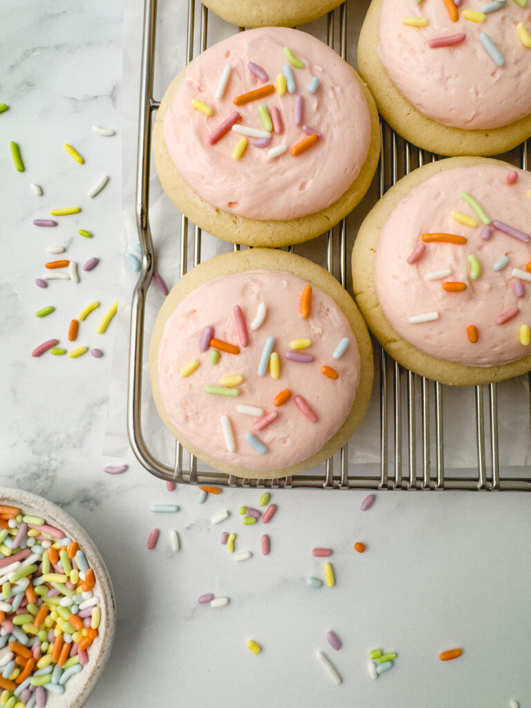 Mini Frosted Sugar Cookies