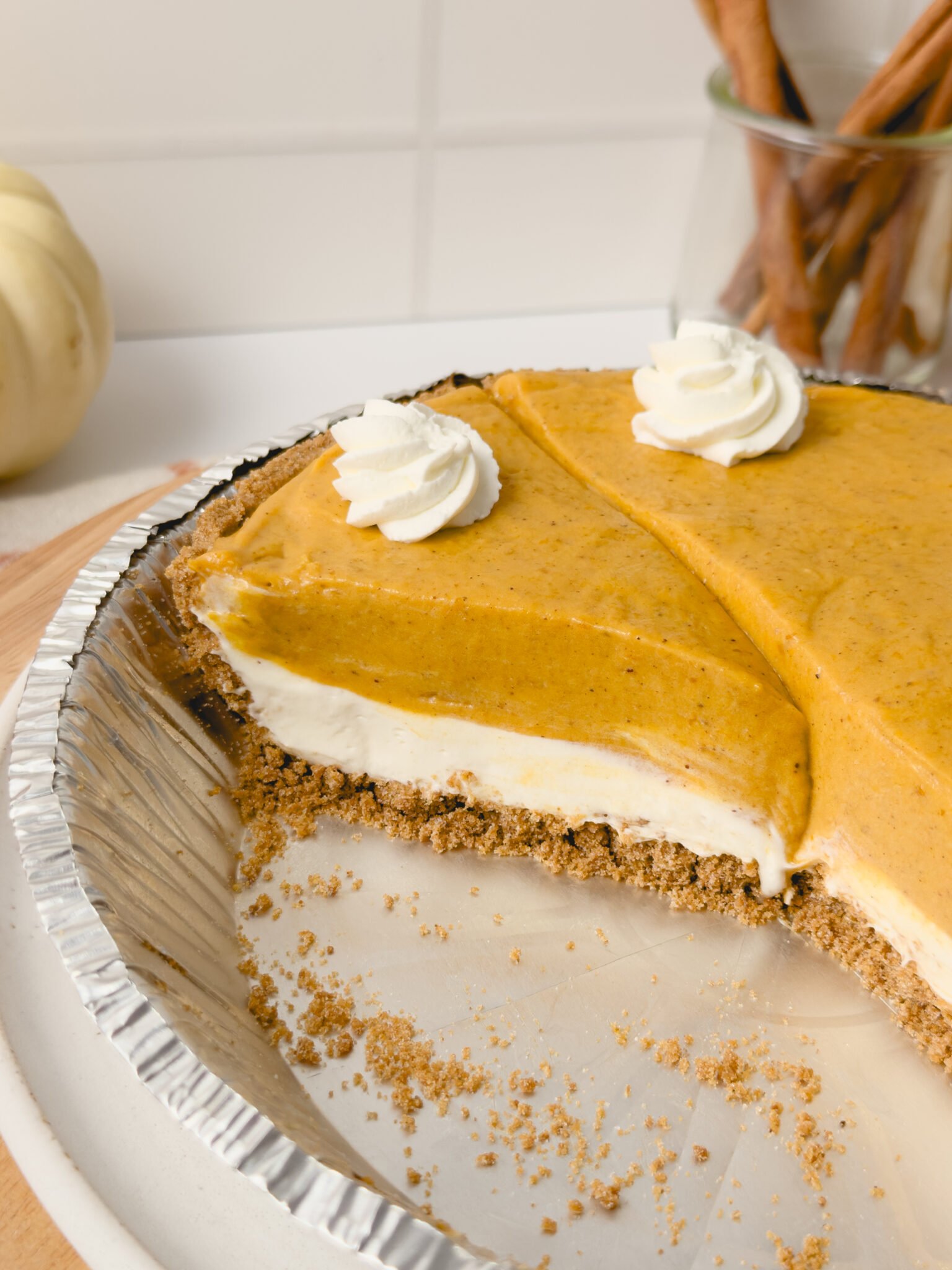 Double Layer Pumpkin Pie