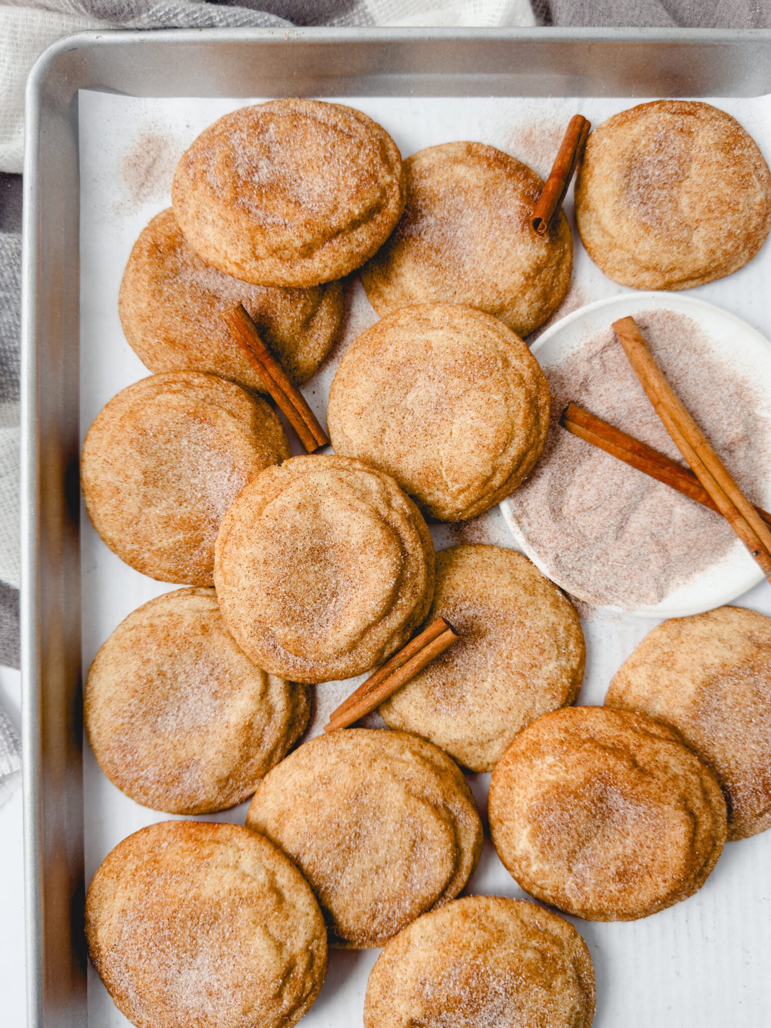 Soft & Chewy Snickerdoodle Cookies