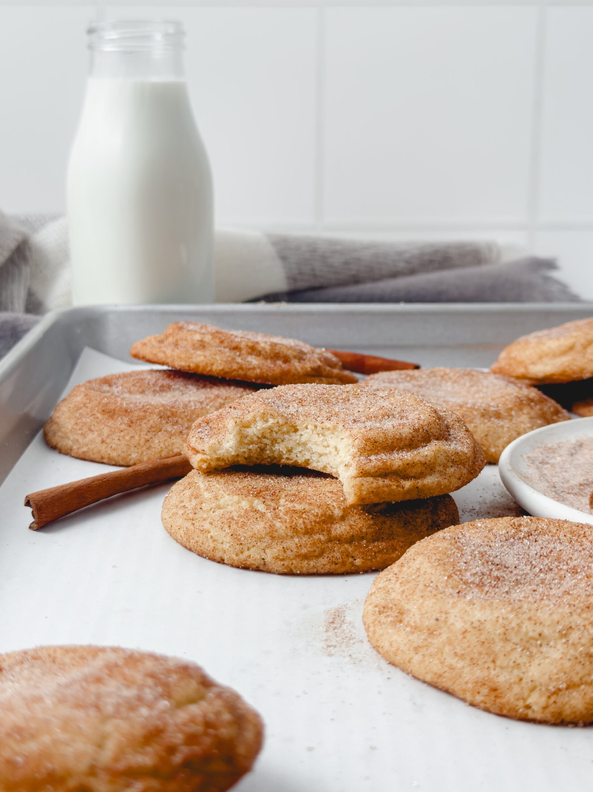 Soft & Chewy Snickerdoodle Cookies